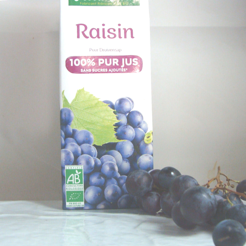Jus de Raisin Bio - Du Panier à l'Assiette